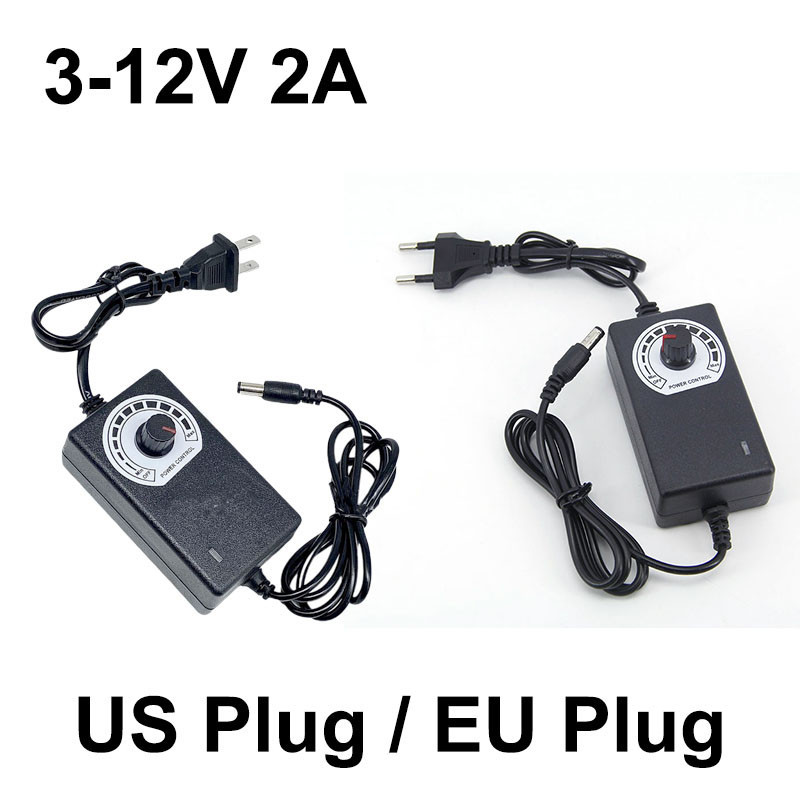 AC to DC Adjustable DC Power Supply 3V–12V 5V 6V 9v 12v 2A Charger MYK1 | Shopee Malaysia