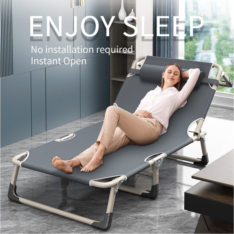 Portable Folding Lazy Chair 2 in 1 Chair & Bed Lazy Chair Outdoor Lazy ...