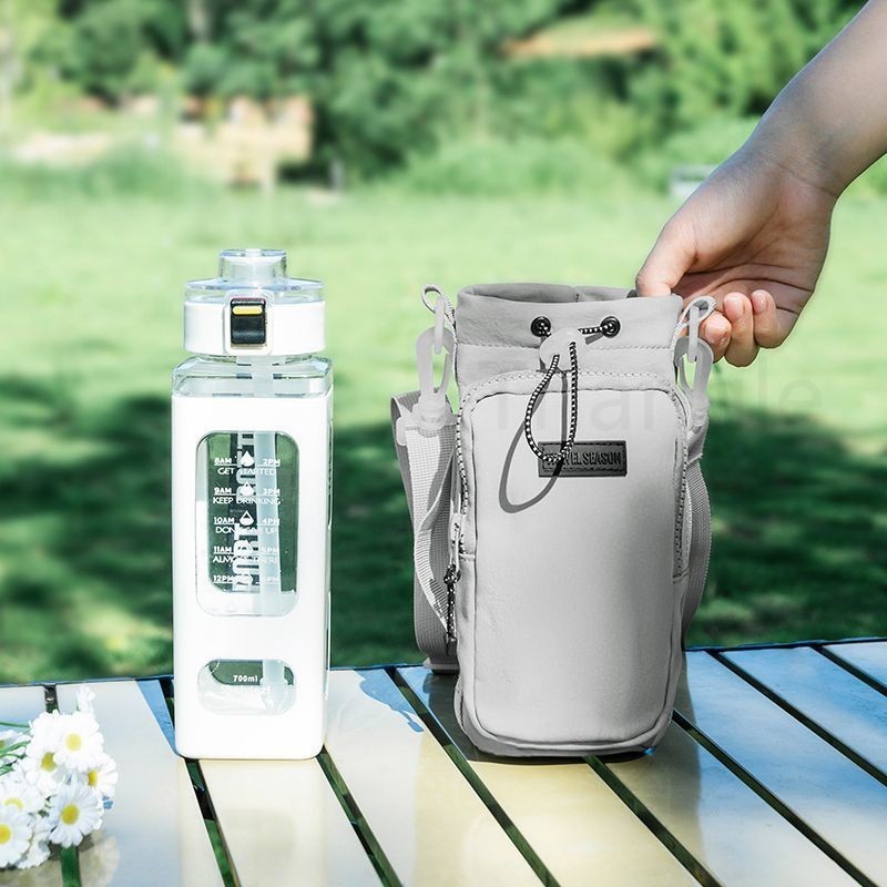 Collapsible Water Bottle Carrier Bag with Strap Owala Tumbler Holder Buddy Bag Bottle ...