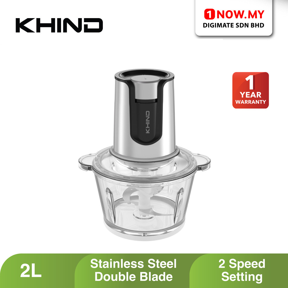 KHIND 2L Food Chopper FPC2000 | 2 Speed Easy Operation Durable Motor ...