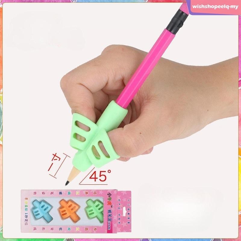 [WishshopeelqMY] Pencil Grippers Finger Grip Pen Grip for Kids Writing ...