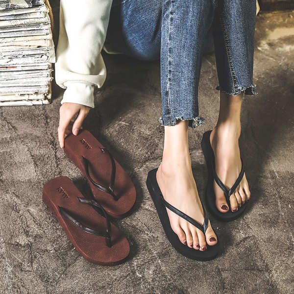 selipar tinggi perempuan sandal tapak tinggi sandal tinggi tebal 2024 ...