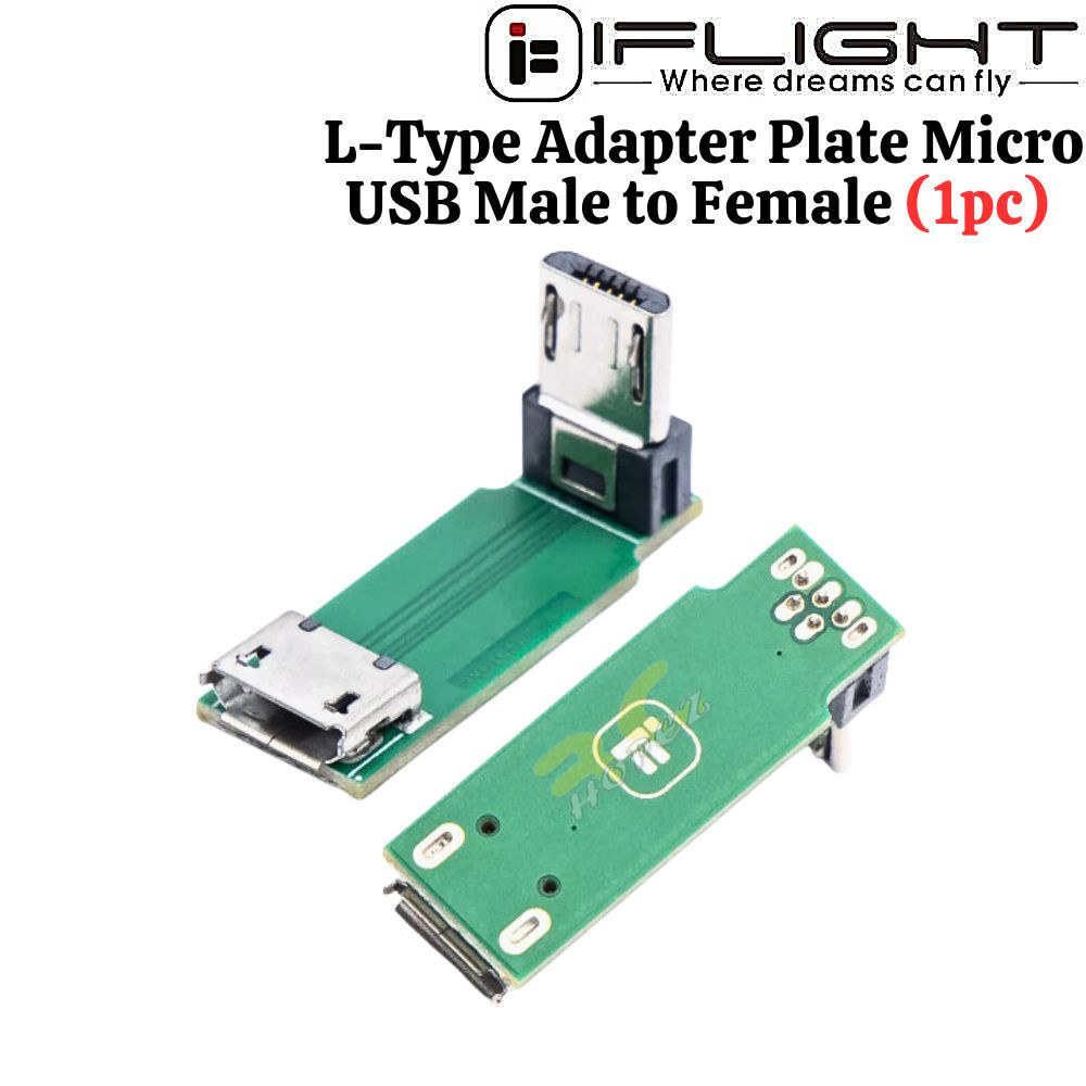 iFlight Micro USB Adapter 90 Degrees L-shaped Right Angle Board ...