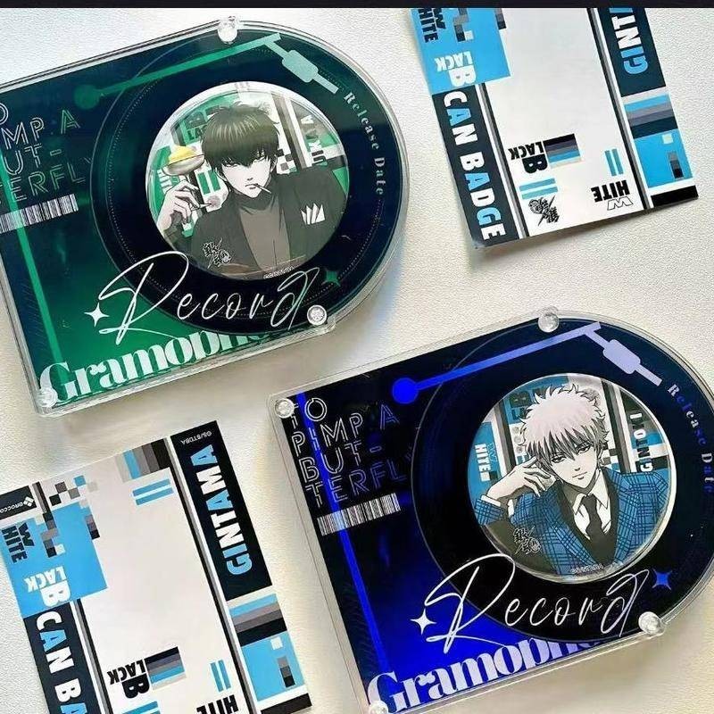 Acrylic Badge Storage Case Pin Badge Organizer Display Box Anime ...