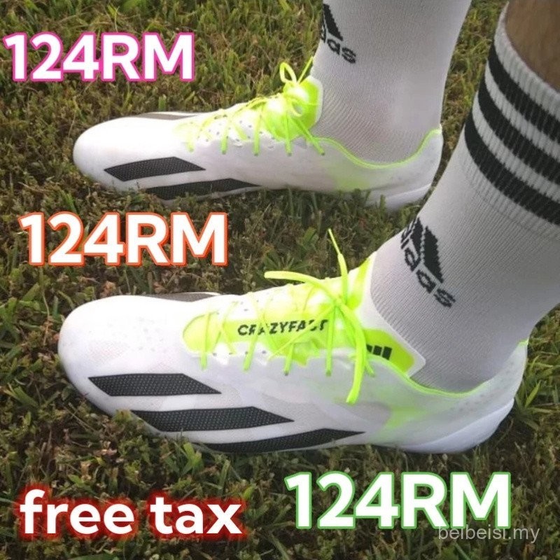 Adidas x crazyfast FG kasut bola sepak kasut sukan luar Messi | Shopee ...