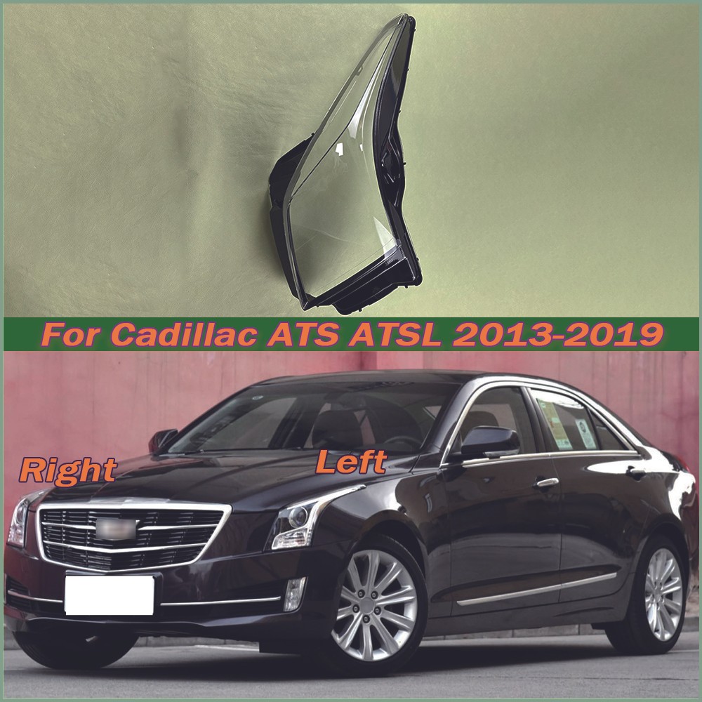 For Cadillac ATS ATSL 2013-2019 Headlight Cover Transparent Lampshade Lamp Lens Headlamp Shell ...