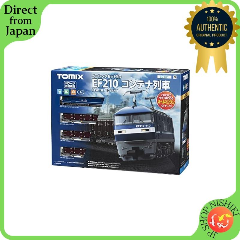 Tomytec (TOMYTEC) TOMIX N Gauge Basic Set SD EF210 Container Train Set 90181 Railway Model ...