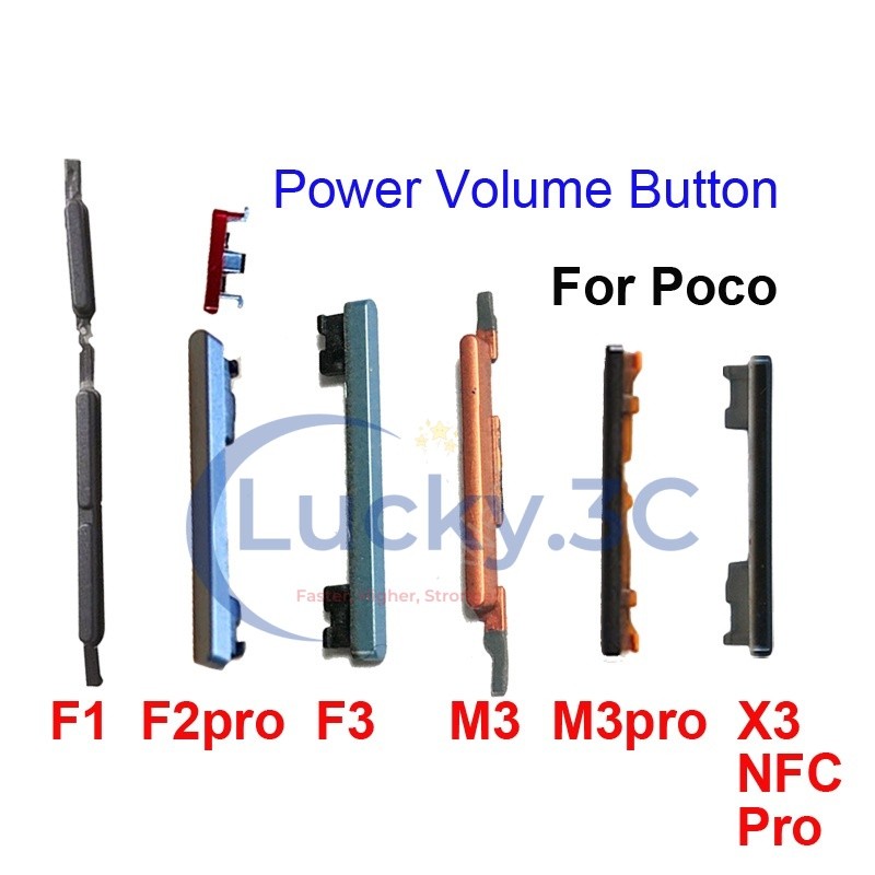 Power Volume Button For Poco F1 F2 F3 M3 X3 NFC Pro | Shopee Malaysia