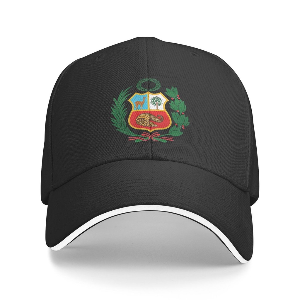 Peru Coat Of Arms Inspire Customized Baseball Cap | Shopee Malaysia