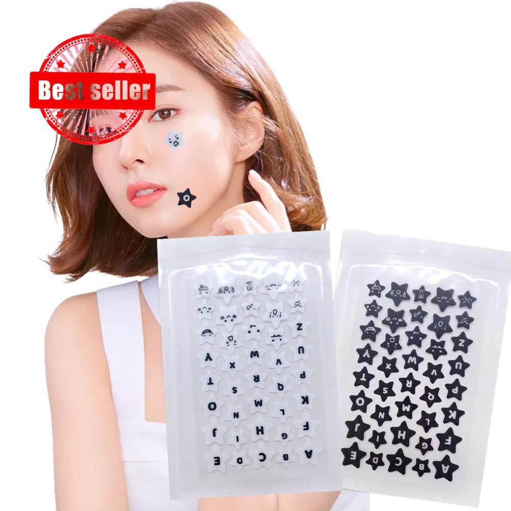 Acne Sticker Letter Acne Sticker White Black English Sticker Acne ...