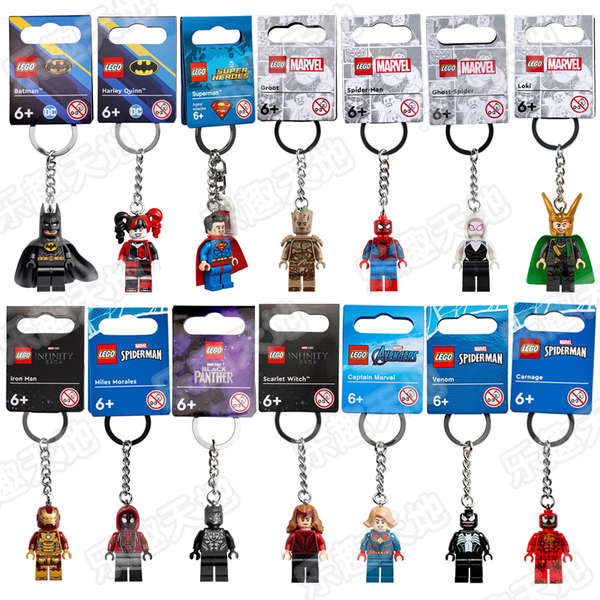 lego keychain keychain lego Rantai Kunci LEGO, Wira-wira, Iron Man ...