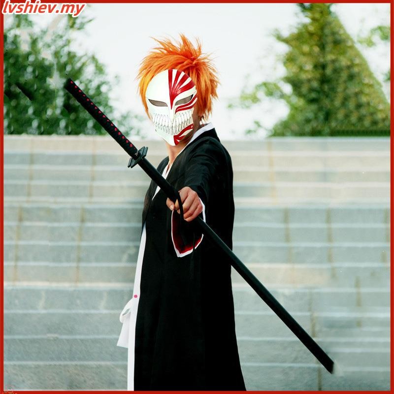 Anime Bleach Cosplay Costumes Ichigo Kurosaki Hollow Mask Men Ichigo ...