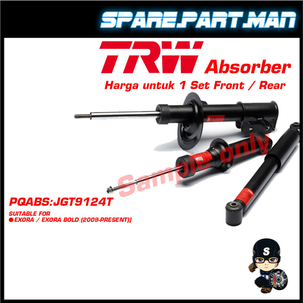 📌TRW 1 PAIR 📌LEFT + RIGHT EXORA BOLD REAR GAS ABSORBER ABSORBERS SPM ...