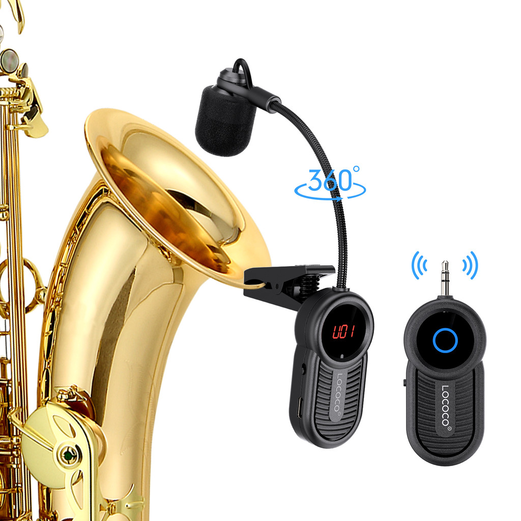 Saxophone microphone Professional stage equipment UHF connect trumpet ...