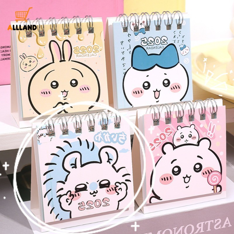 2025 Kawaii Chiikawa Calendar - Mini Cartoon Anime Desktop Calendar ...