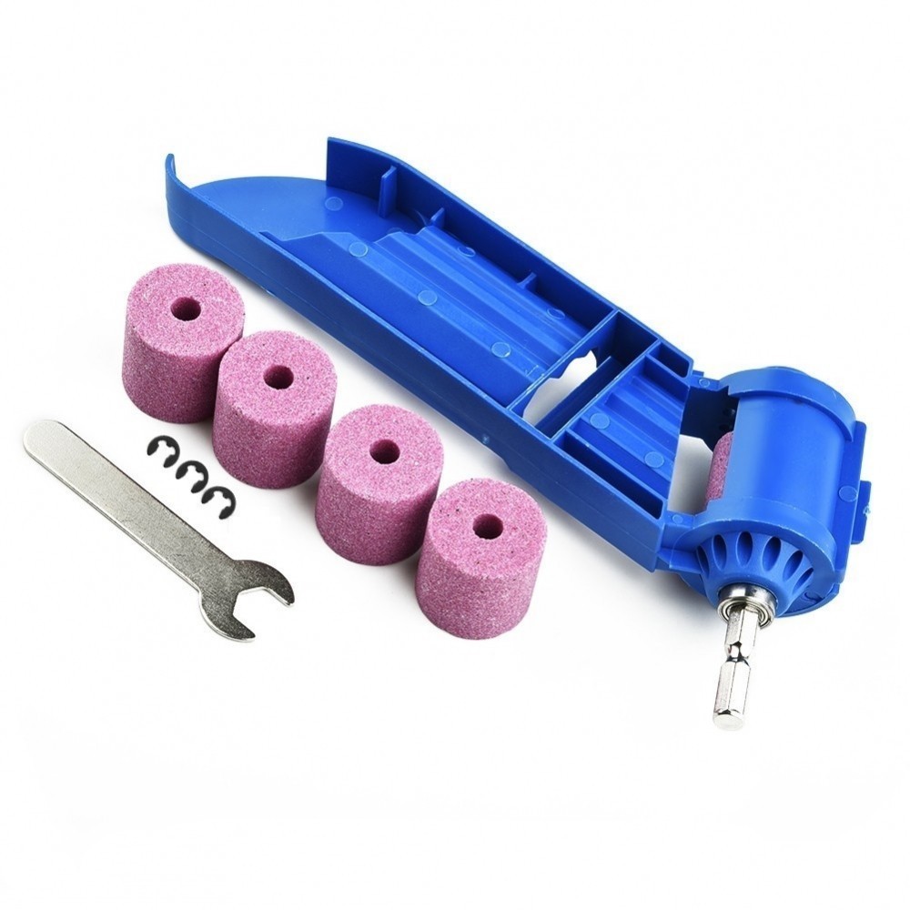 NEW>>Drill Sharpener Set Tool Millstone Portable Sharpening Tapping ...