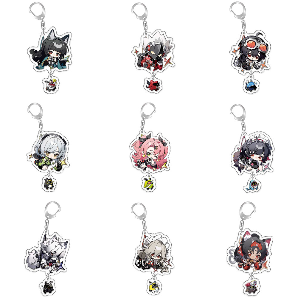 Zenless Zone Zero Anby Demara Billy The Kid Anime Keychain Cartoon ...