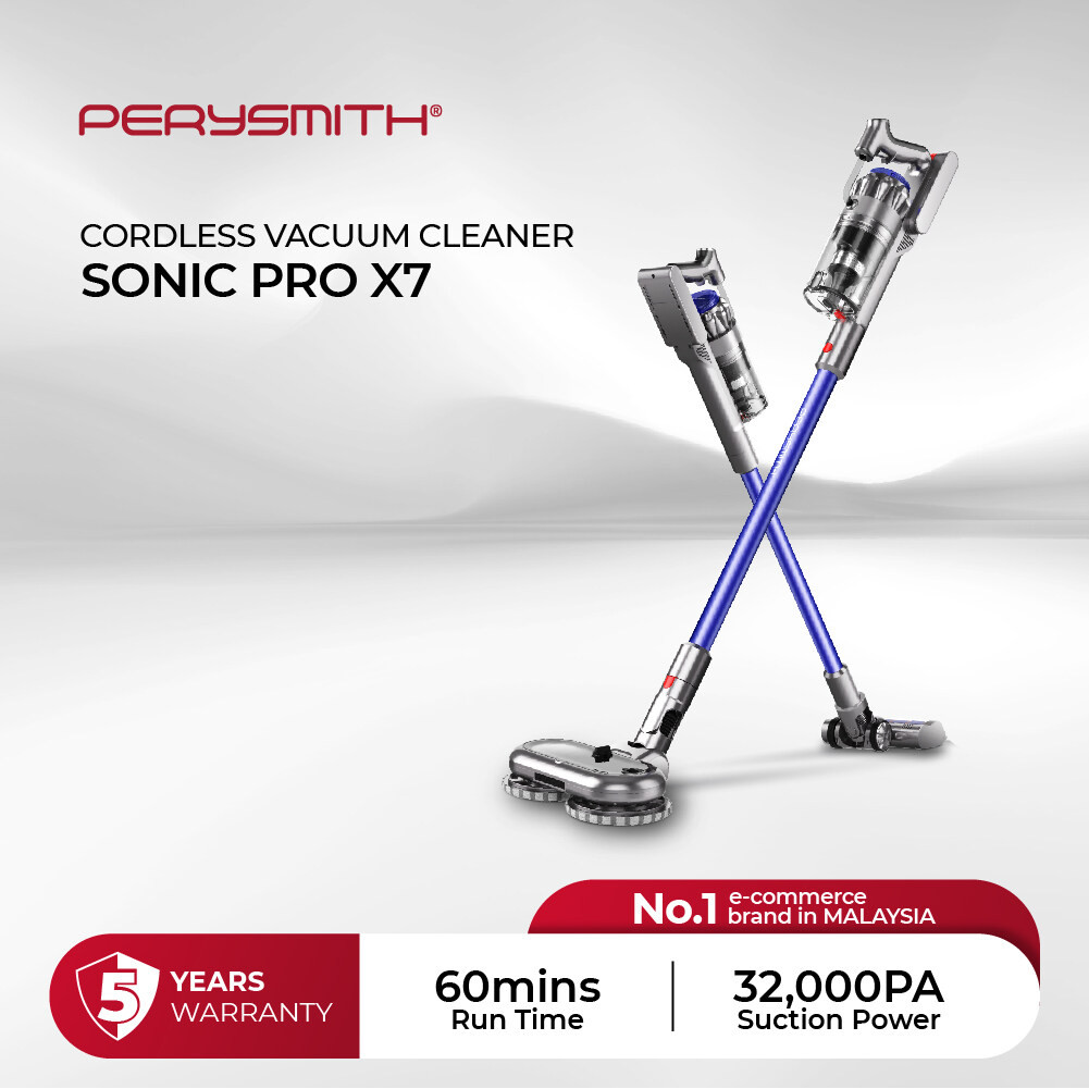 PerySmith Cordless Vacuum Cleaner Sonic Pro Core Series X7 | Shopee ...