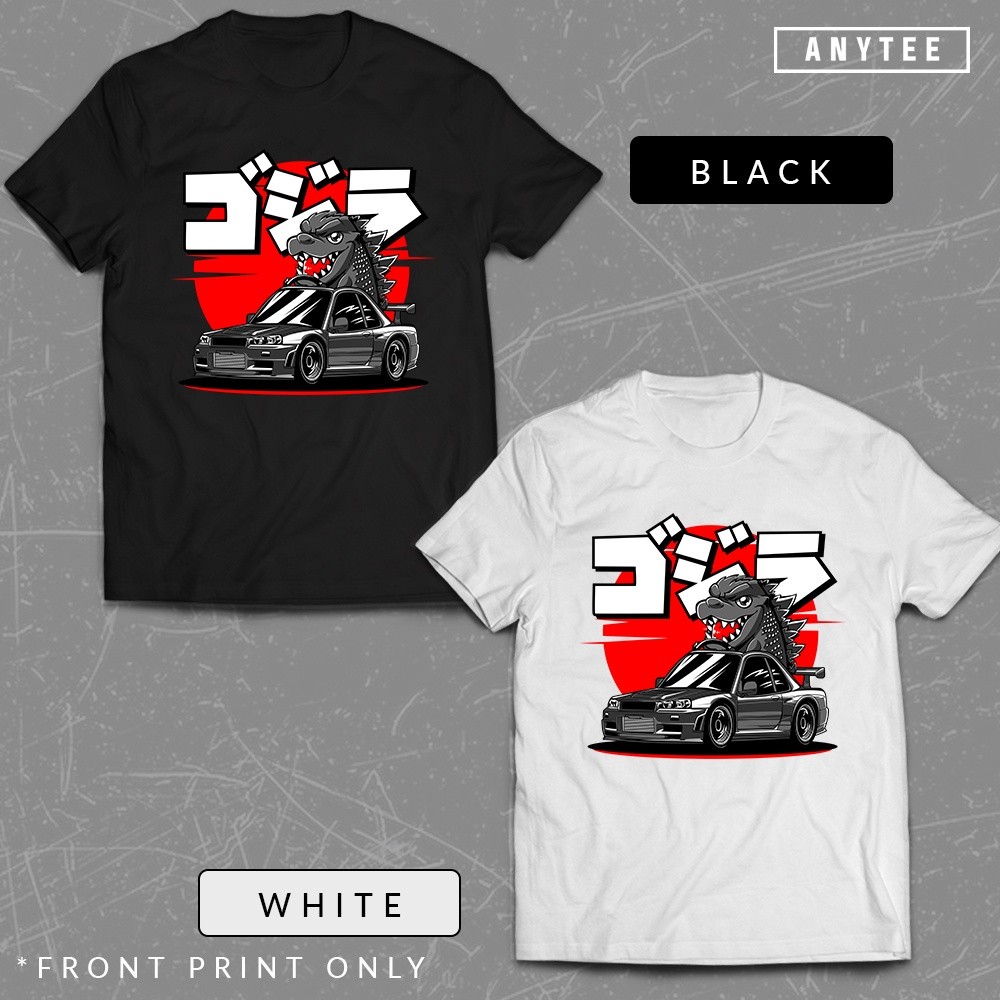 Nissan Gtr R34 Skyline Jdm Automotive Racing Shirts Anytee Prints 11 | Shopee Malaysia