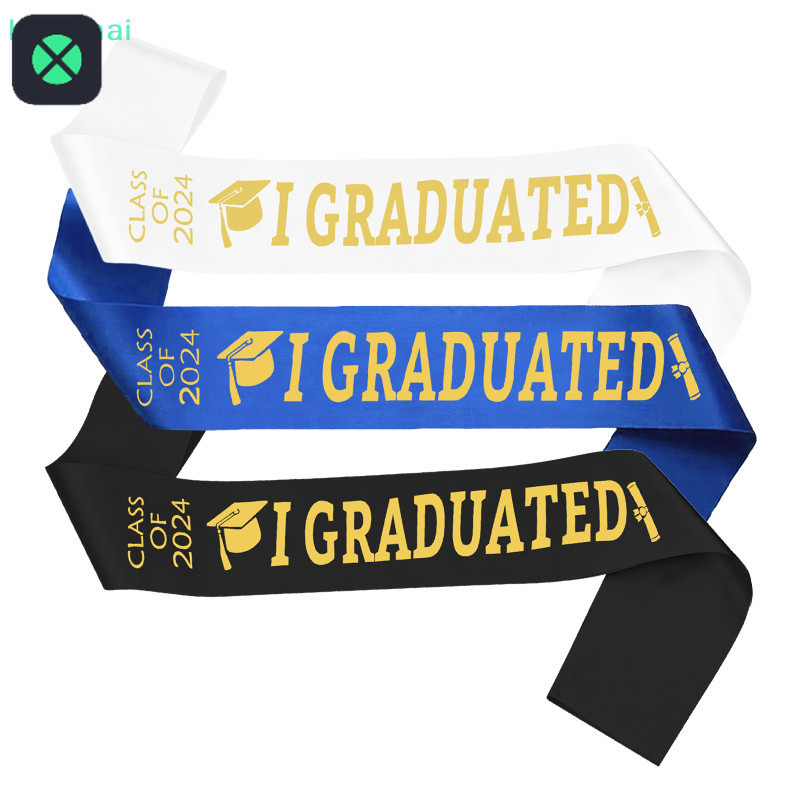 1F Sash Graduation Party Accessories Etiquette Belts Decor Supplies ...