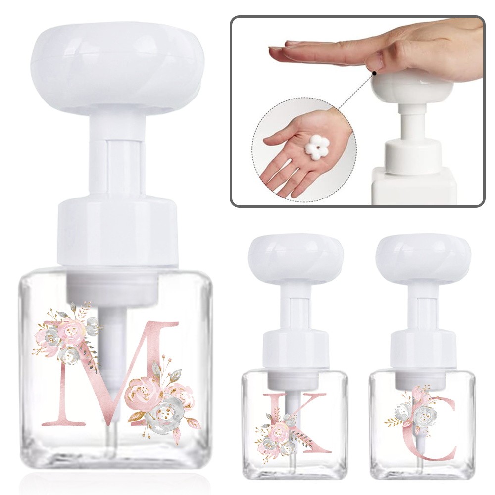 Refillable Containers Flower Soap Dispenser Foam Pump Bottle Facial ...