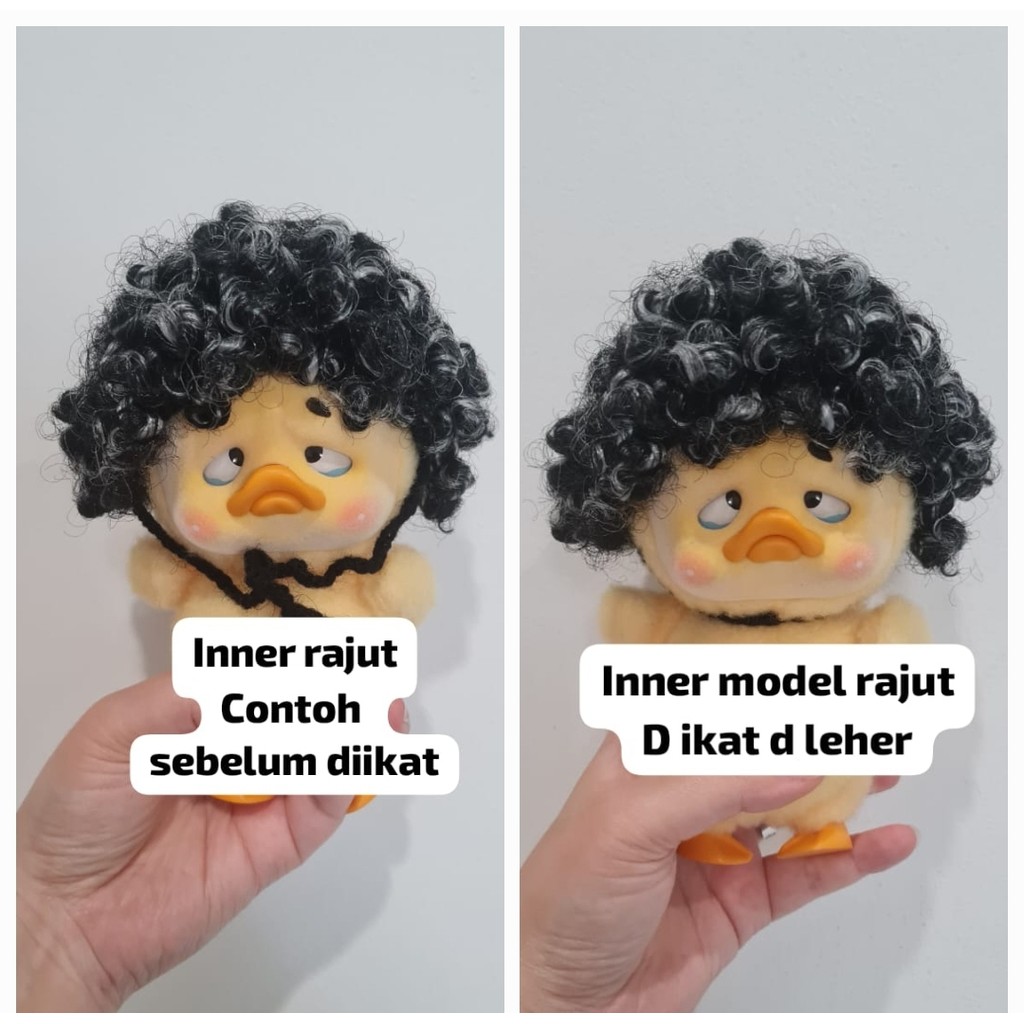 Ready Accessories WIG Tiedye GRAY FOR UPSET DUCK AND LABUBU Soganwig ...