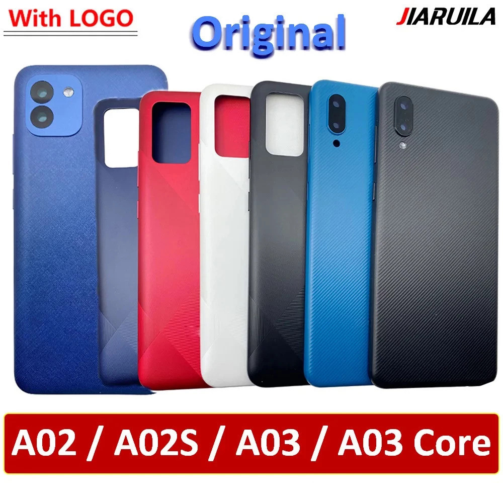 Original Back Cover Battery Door Back Panel with Camera Lens Glass ...