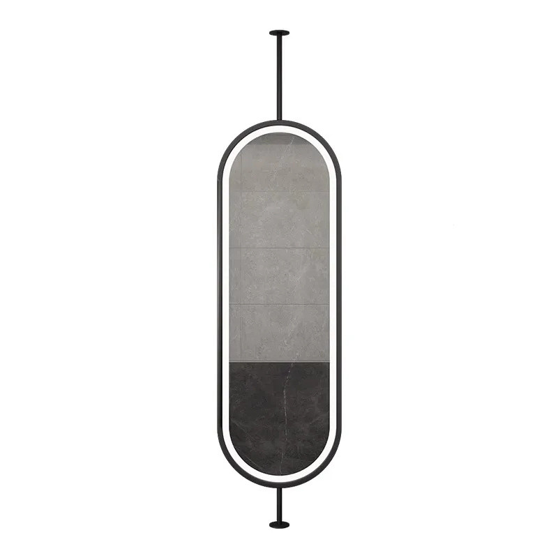 Toilet Mirror Hanging Rod Mirror Led Makeup Mirror Hanging Mirror ...