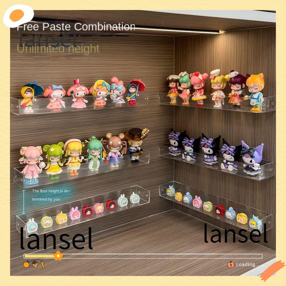 LA Pop Mart Display Rack, Transparent Figures Dolls Displaying Figurine ...