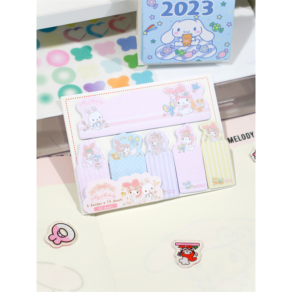 Cartoon Paging Index Paper Cinnamoroll Babycinnamoroll Sticky Notes ...