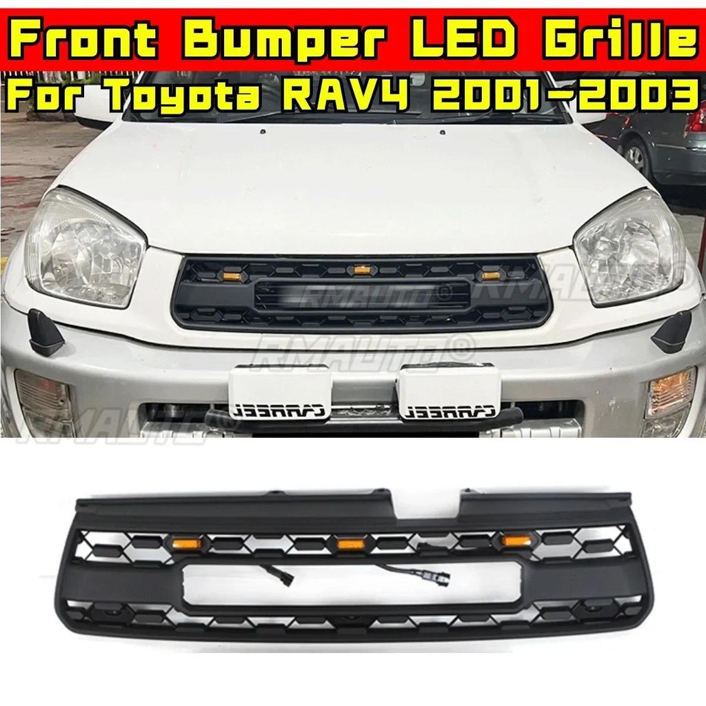 RAV4 Front Grill Car Front Bumper Racing Grille Body Kit Front Bumper ...
