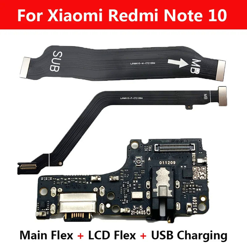 For Redmi Note 10 / Redmi Note 10S USB Charging Port Mic Microphone ...