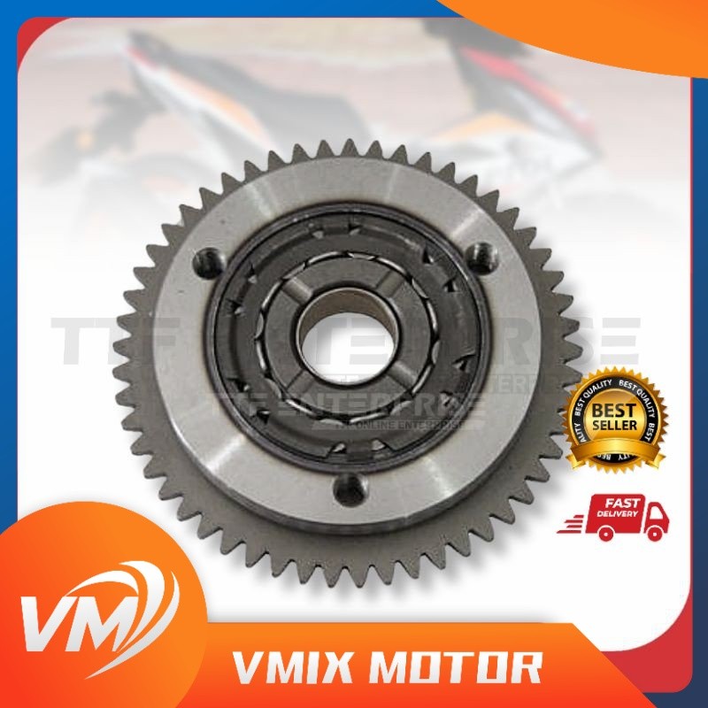 HONDA RS150R STARTER ONE WAY ASSY + GEAR (COMPLETE) | Shopee Malaysia