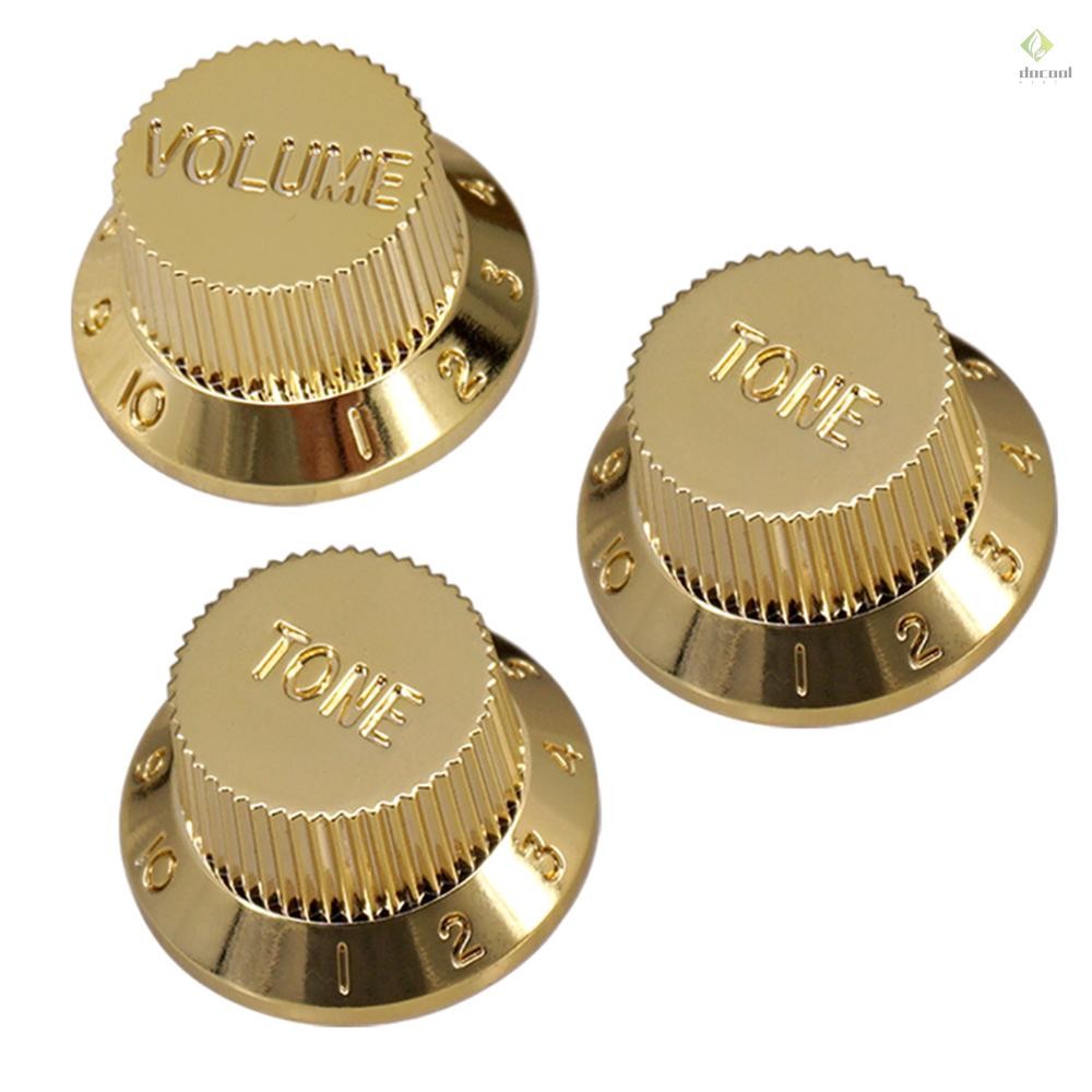 Electric Guitar Tone Volume Control Knobs 1 Volume 2 Tone Kit For St 4137