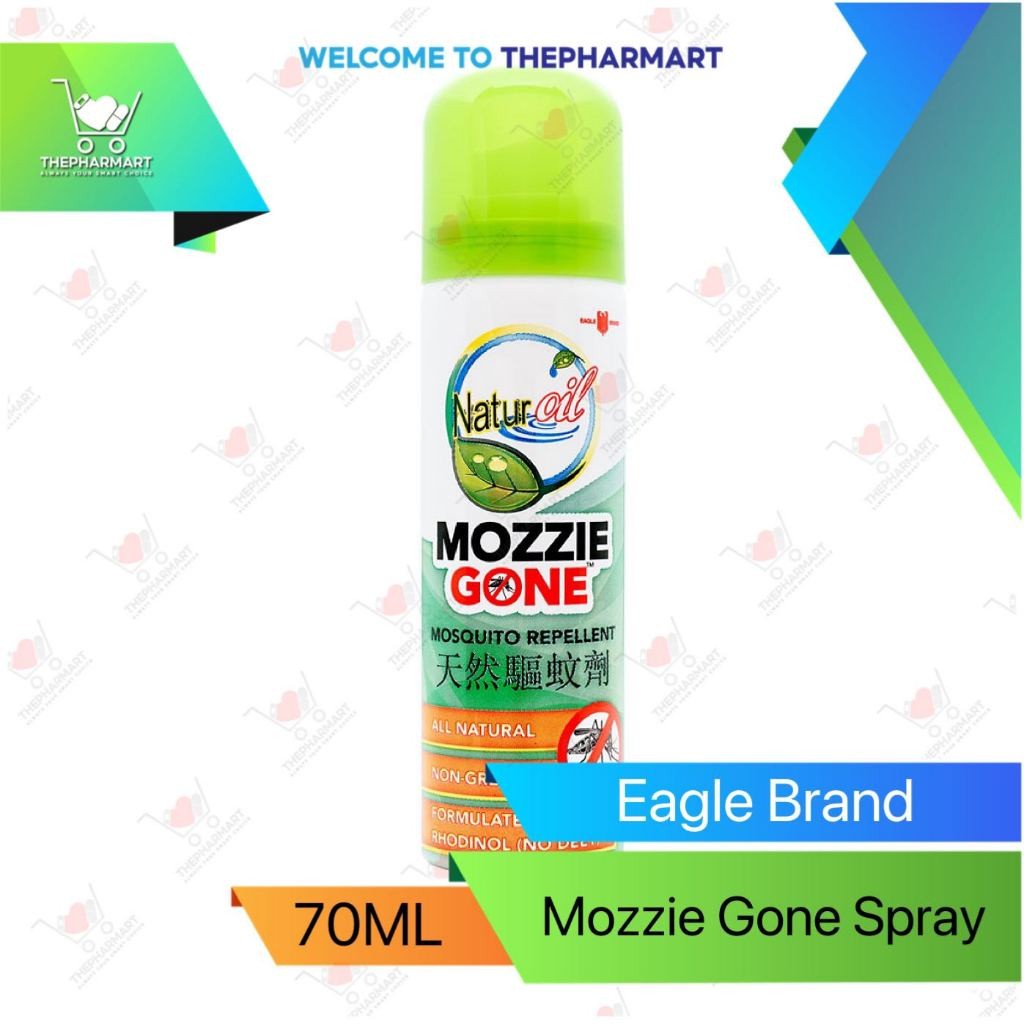Eagle Brand Naturoil Mozzie Gone Mosquito Repellent (70ML) | Shopee ...