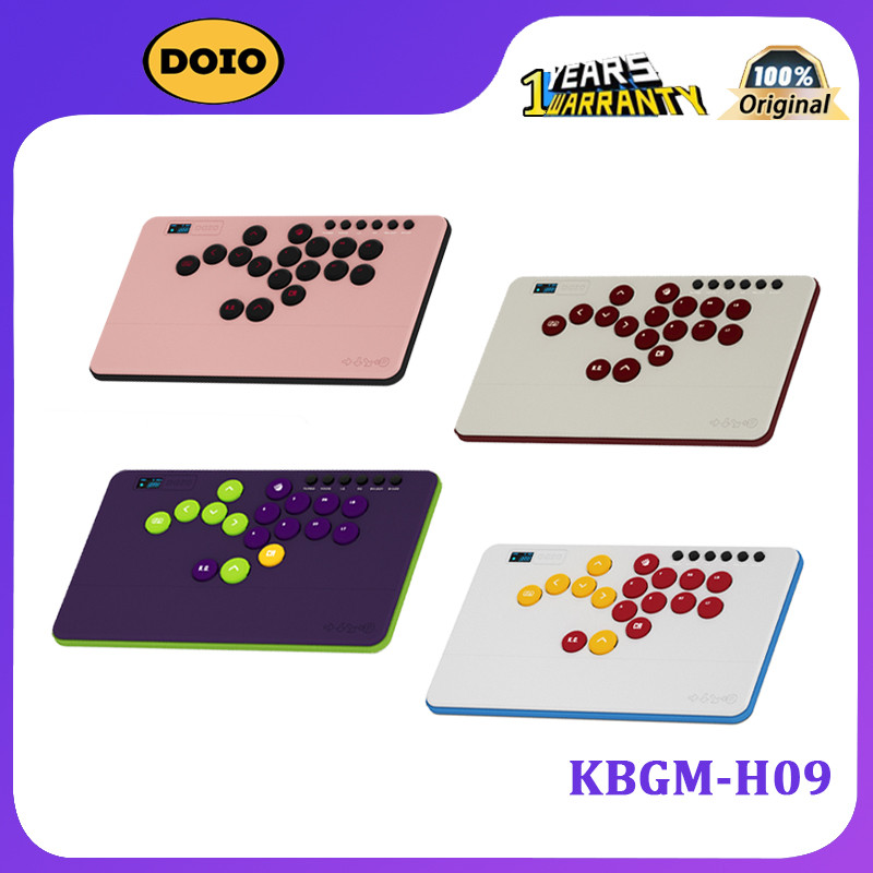 DOIO KBGM-H09 HITBOX Aluminum A4 Portable Gaming Keyboard Supports PS4 PS5 Switch PC Steam ...