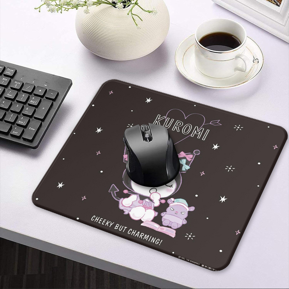 Clow Greige Mouse Pad Stain-Resistant Customizable Rubber Sole Only for ...