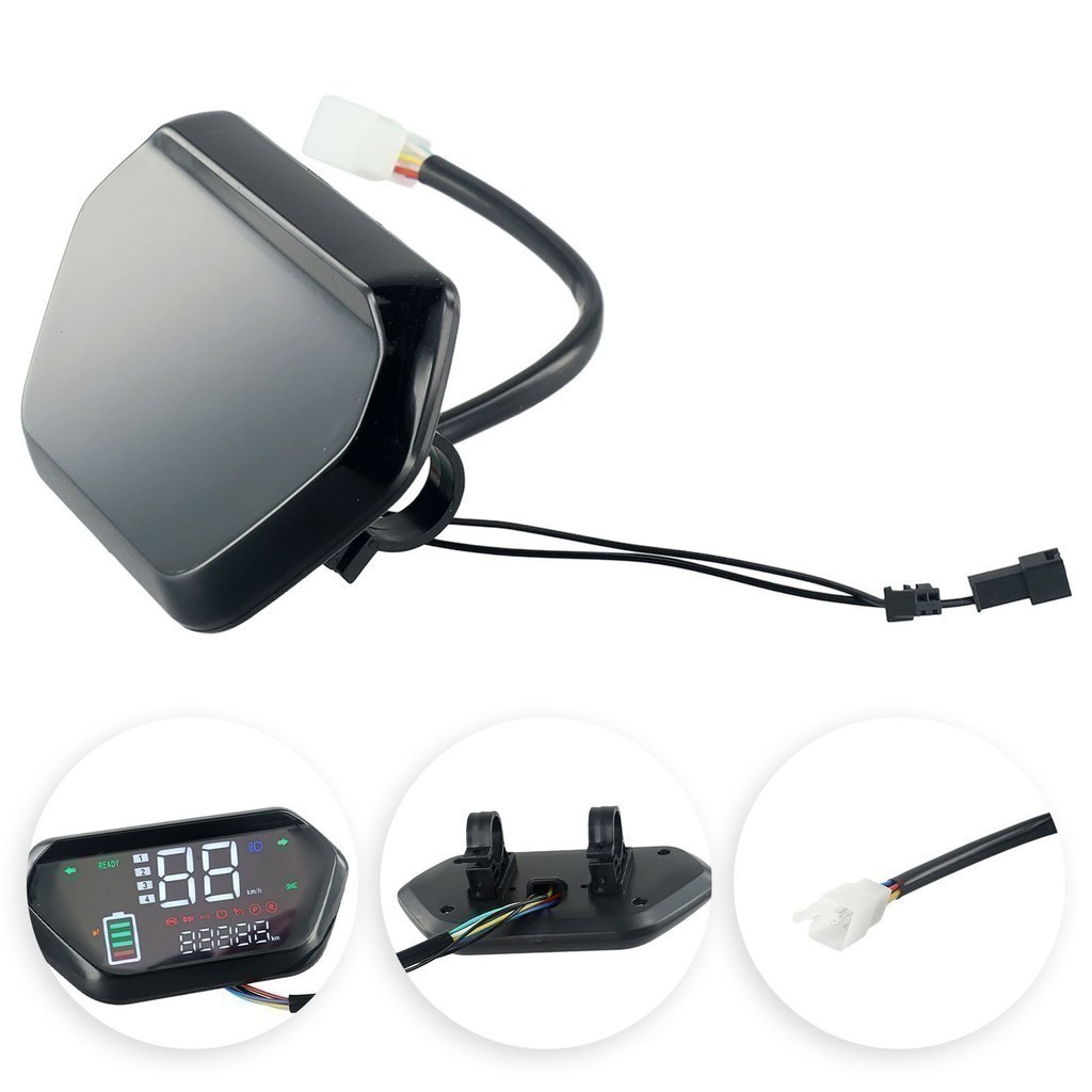 【MR】48V 60V 72V LCD Display Meter Control Panel For EBike Electric ...