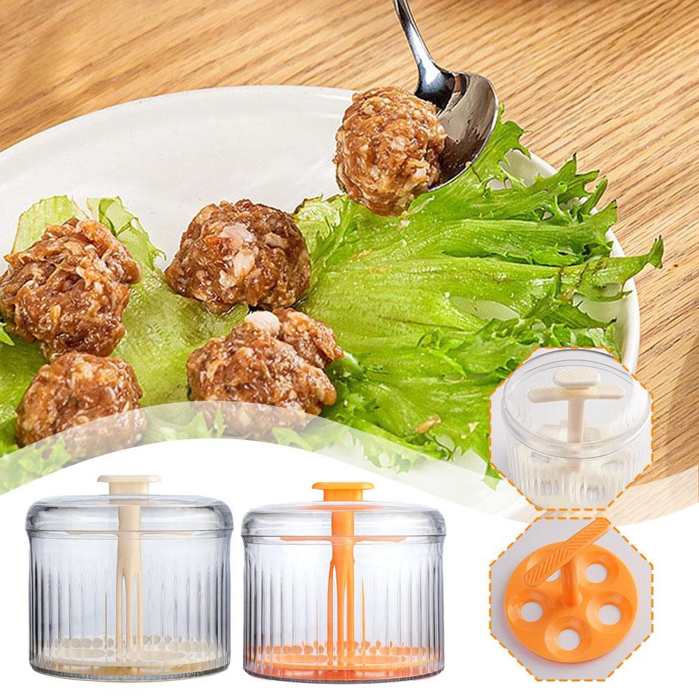 Translucent Meatball Maker Kitchen Extruded Meatball Tool Pressure Hand ...