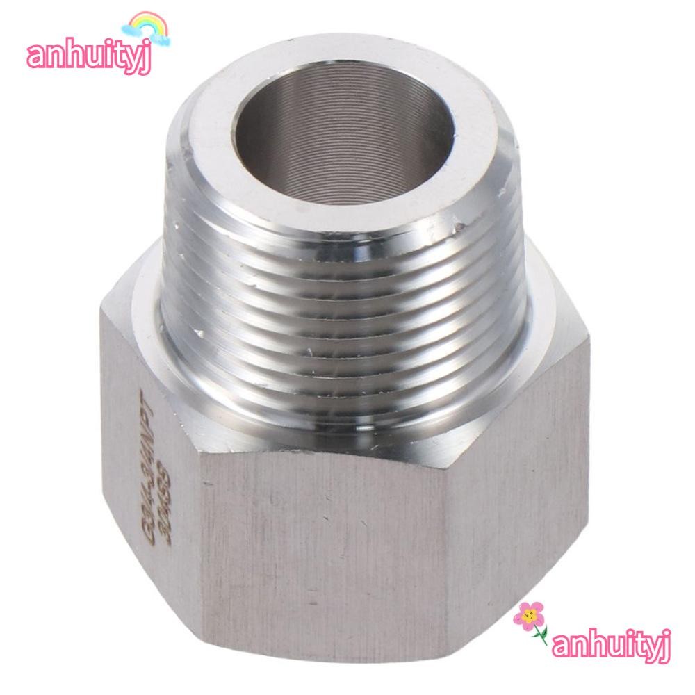 LANJ Reduction Thread Adapter, 1/8 1/4 3/8 1/2 NPT 1/8 1/4 3/8 1/2 G ...
