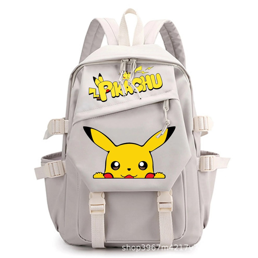 Cartoon School Bag Pikachu Backpack Gengar Student Campus Nintendo ...