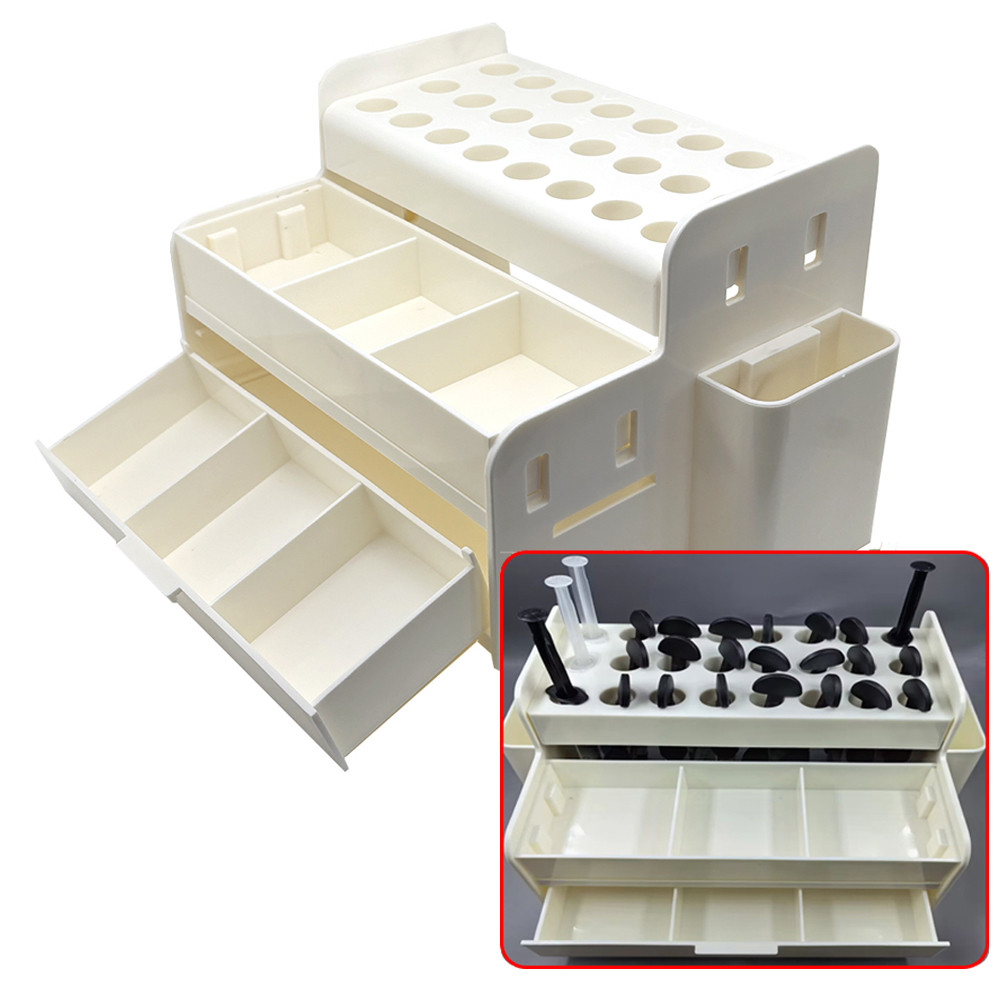 Dental Composite Resin Storage Rack Rubber Band Case Organizer Holder ...