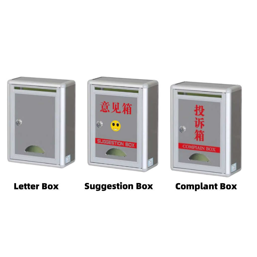 Keys Lock Peti Surat Complain Suggestion Letter Post Mail Box Aluminium ...