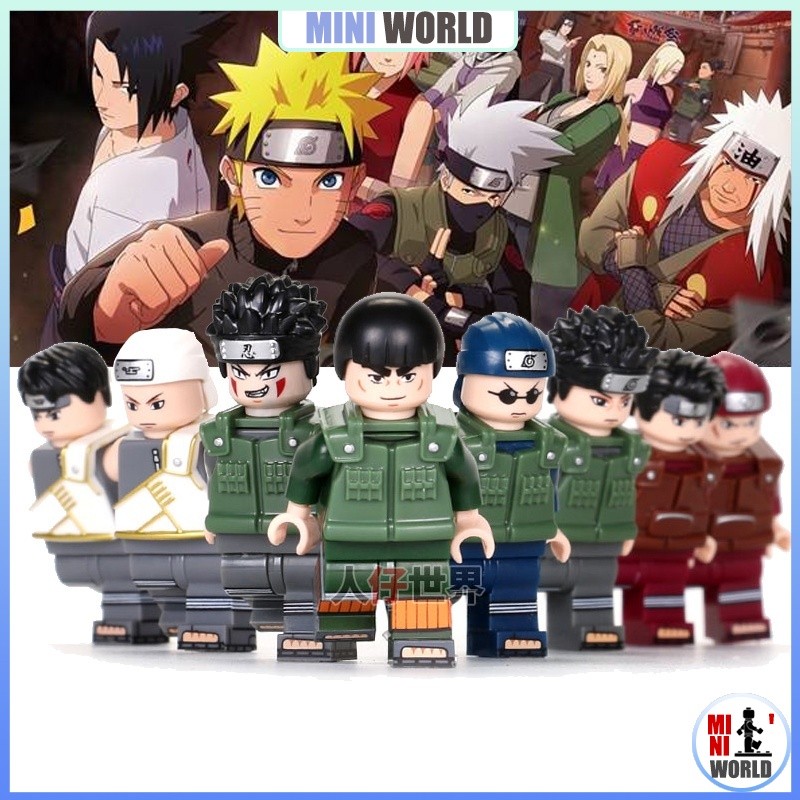 Naruto Minifigures Uchiha Shisui Hoshigaki Kisame Might Guy Ebisu ...