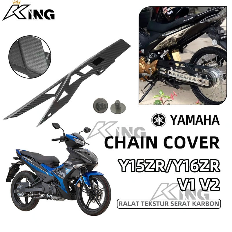 Y15 Y16 CARBON CHAIN COVER PENUTUP RANTAI HARD PLASTIC STANDARD Y15ZR ...