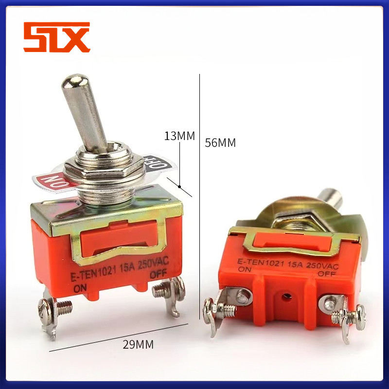1pcs Mini Toggle Switch SPDT Lever Switch 2 Pin ON/OFF E-TEN 1021 1121 ...
