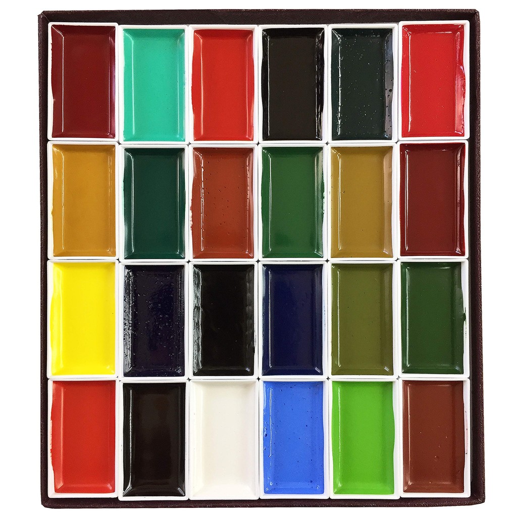 Kissho Japanese Paints for Painting KAKUOKAISAI, 24 colors | Shopee ...