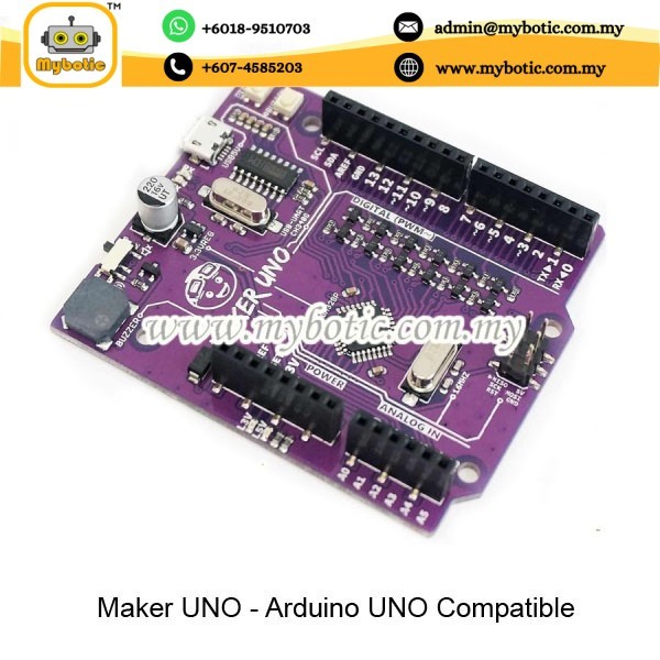 Maker UNO - Arduino UNO Compatible - Simplifying Arduino for Education | Shopee Malaysia