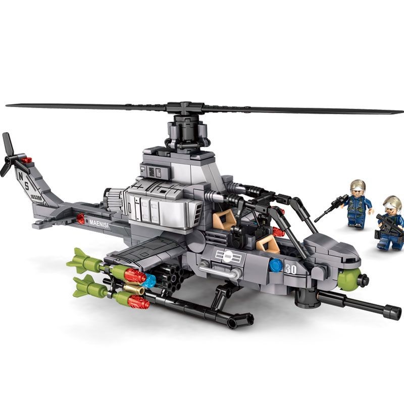 Lego Airplane Toy BIG Compatible Lego Military Series Building Blocks ...
