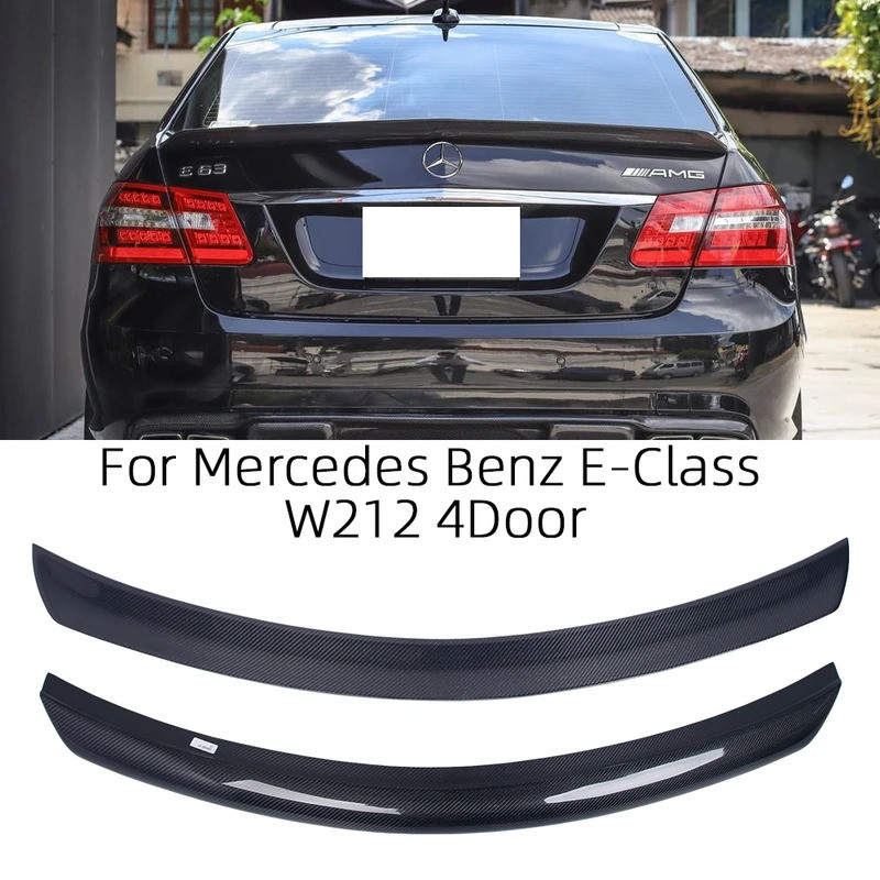 For Mercedes-Benz E-Class W212 4Door Sedan VT Style Carbon Fiber Rear ...